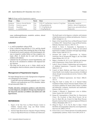 Hypertension In Children | PDF