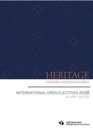 NID International Open Elective Booklet | PDF