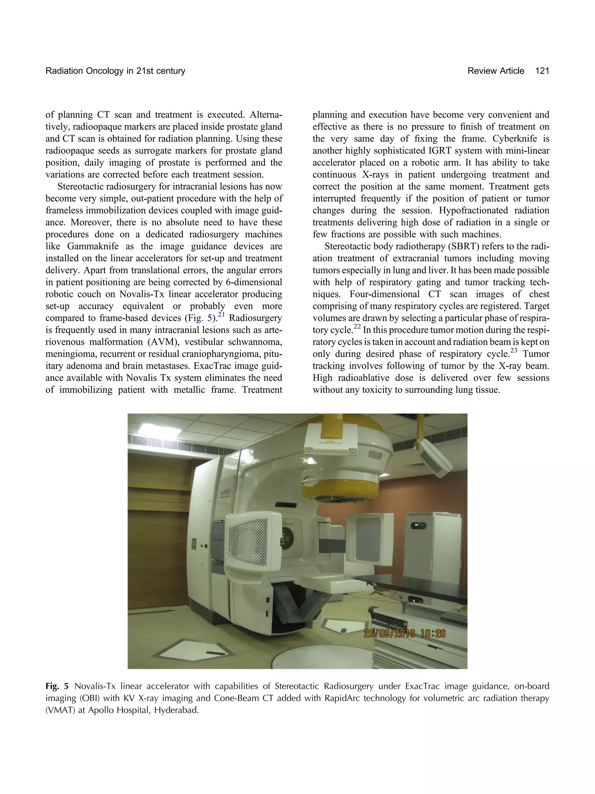 Radiation Oncology in 21st Century - Changing the Paradigms | PDF