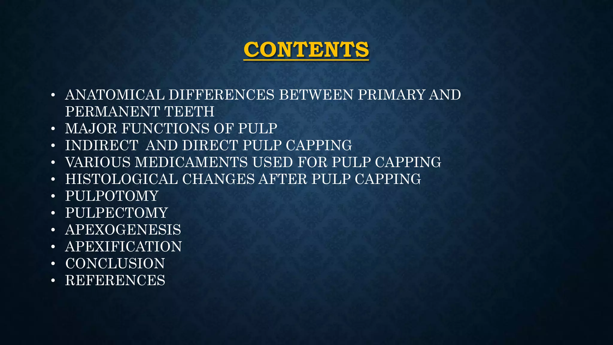 Pediatric Endodontics - Indirect and Direct pulp capping,Pulpotomy ...