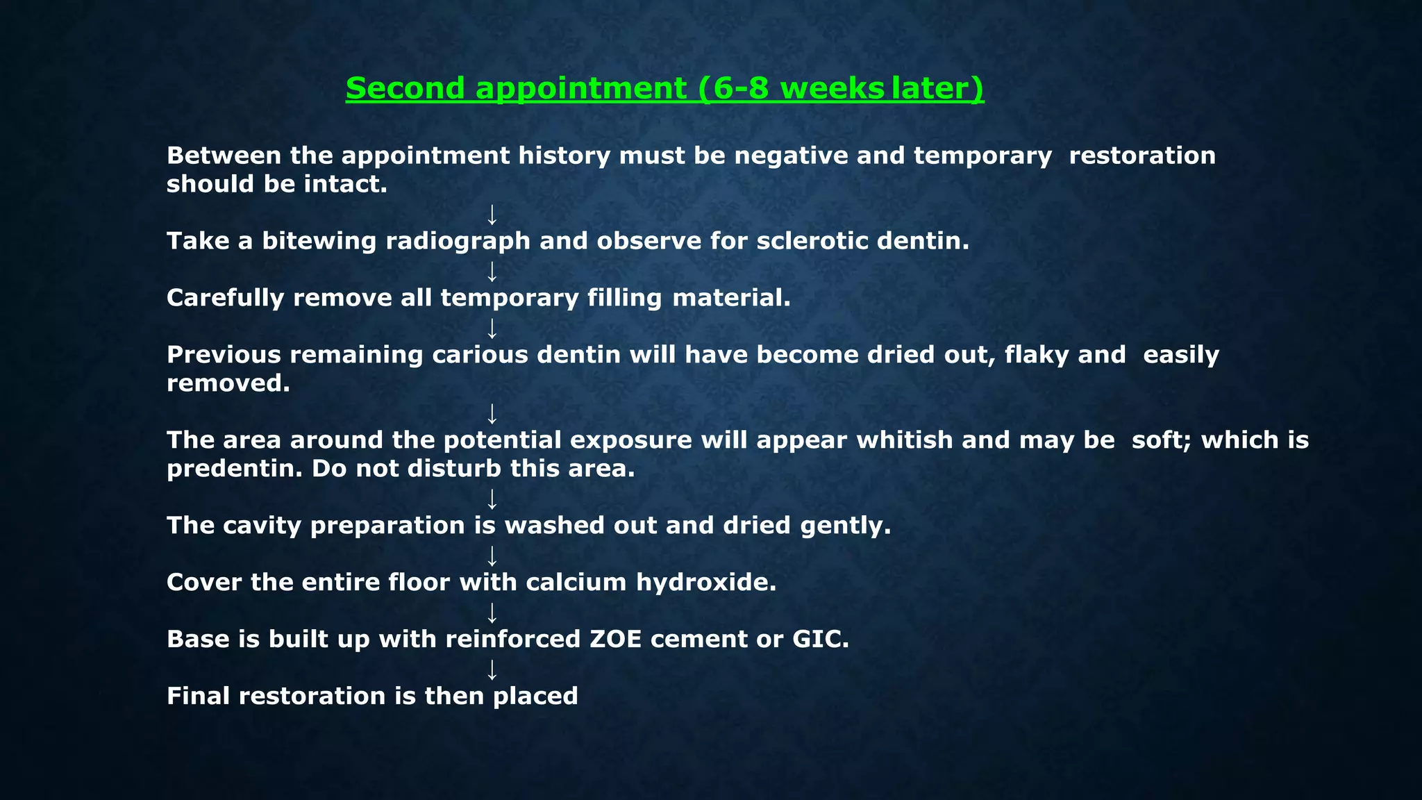 Pediatric Endodontics - Indirect and Direct pulp capping,Pulpotomy ...