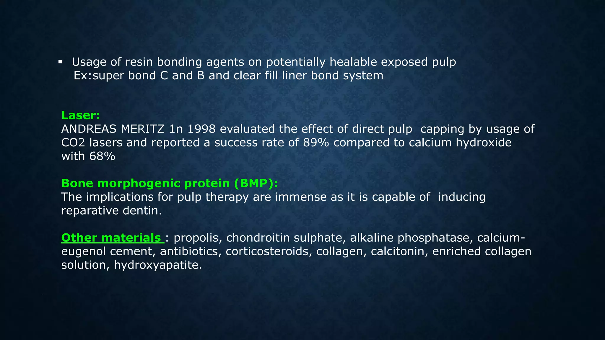 Pediatric Endodontics - Indirect and Direct pulp capping,Pulpotomy ...