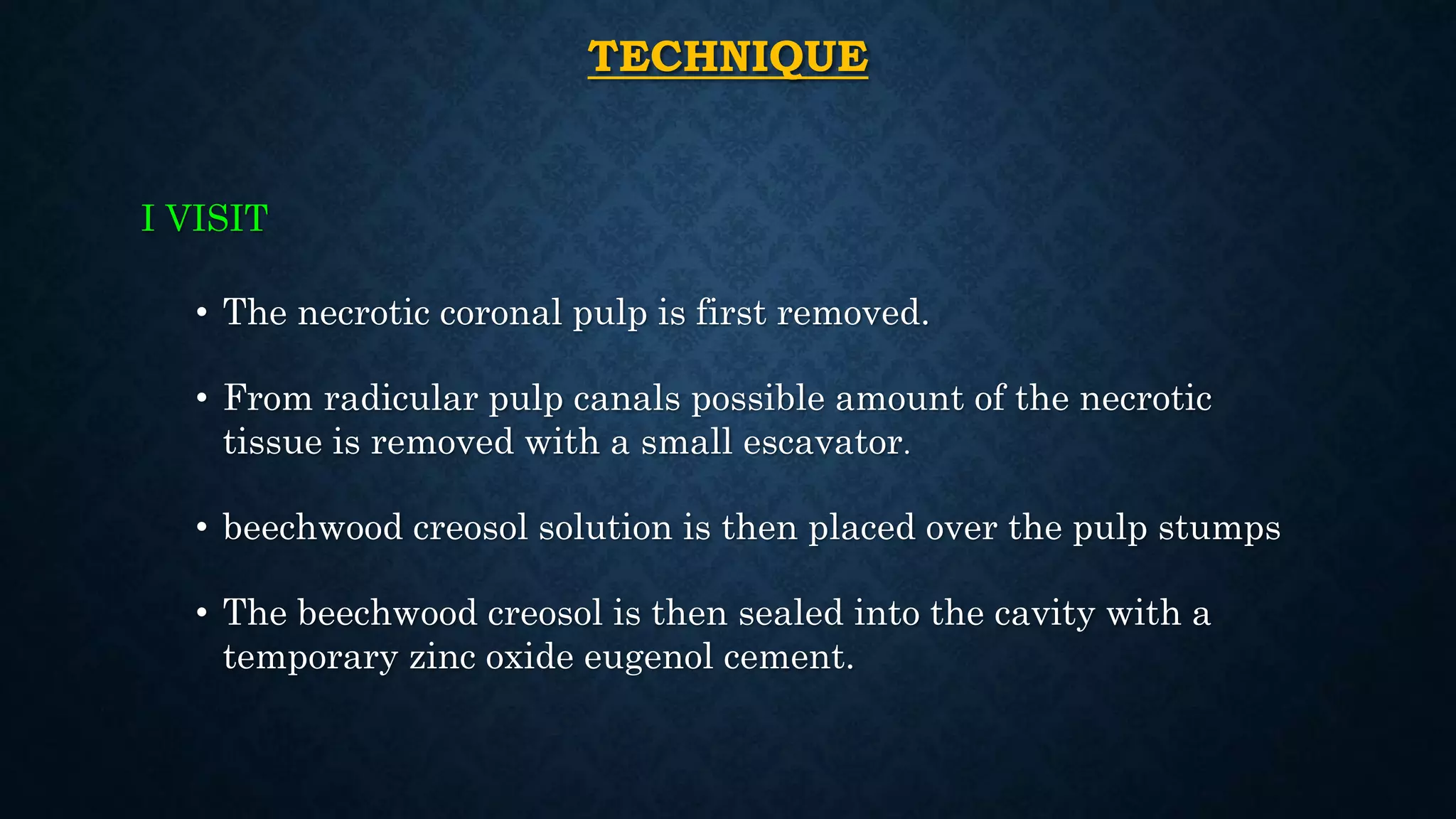 Pediatric Endodontics - Indirect and Direct pulp capping,Pulpotomy ...