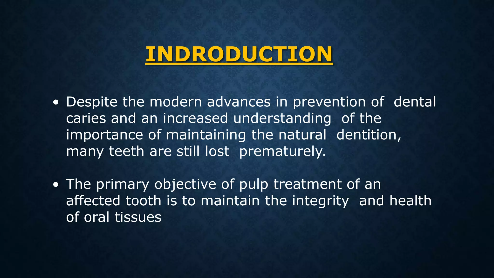 Pediatric Endodontics - Indirect and Direct pulp capping,Pulpotomy ...