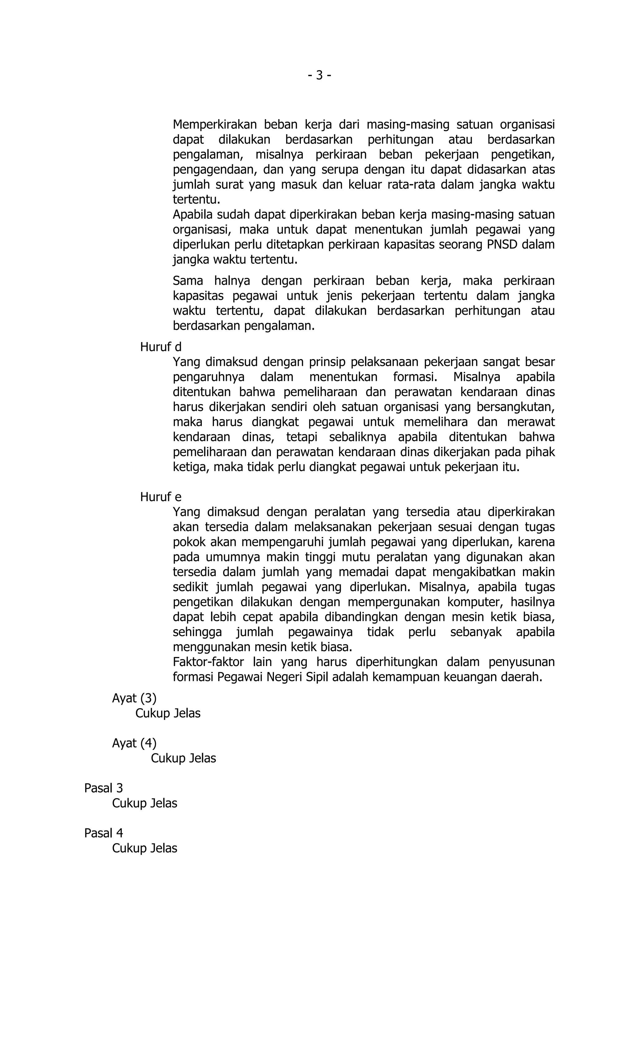 PENJELASAN RAPERDA PENGADAAN PNSD | PDF