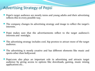 Pepsi advertising strategy | PPT