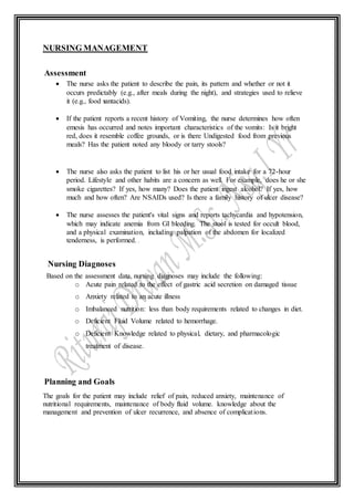 Peptic ulcer | DOCX