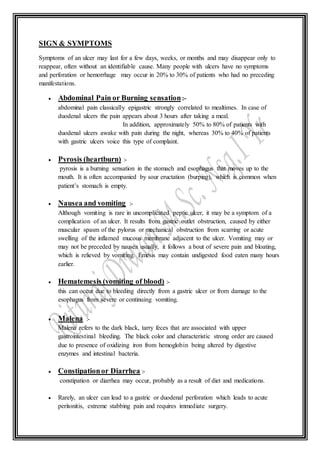 Peptic ulcer | DOCX
