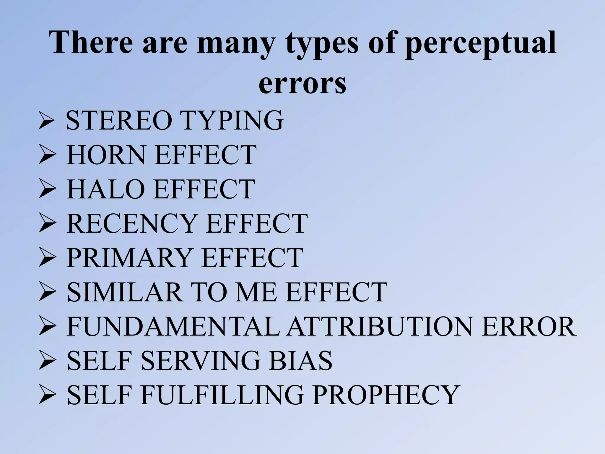 perceptual errors | PPTX