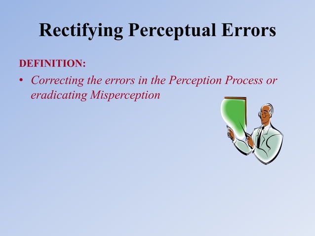 perceptual errors | PPTX
