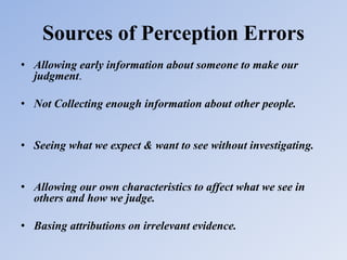 perceptual errors | PPTX