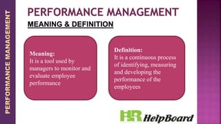 What is Performance Management | PPTX