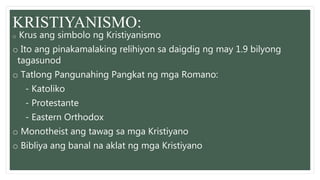 Mga Relihiyon at Paniniwala ng mga Asyano | PPTX