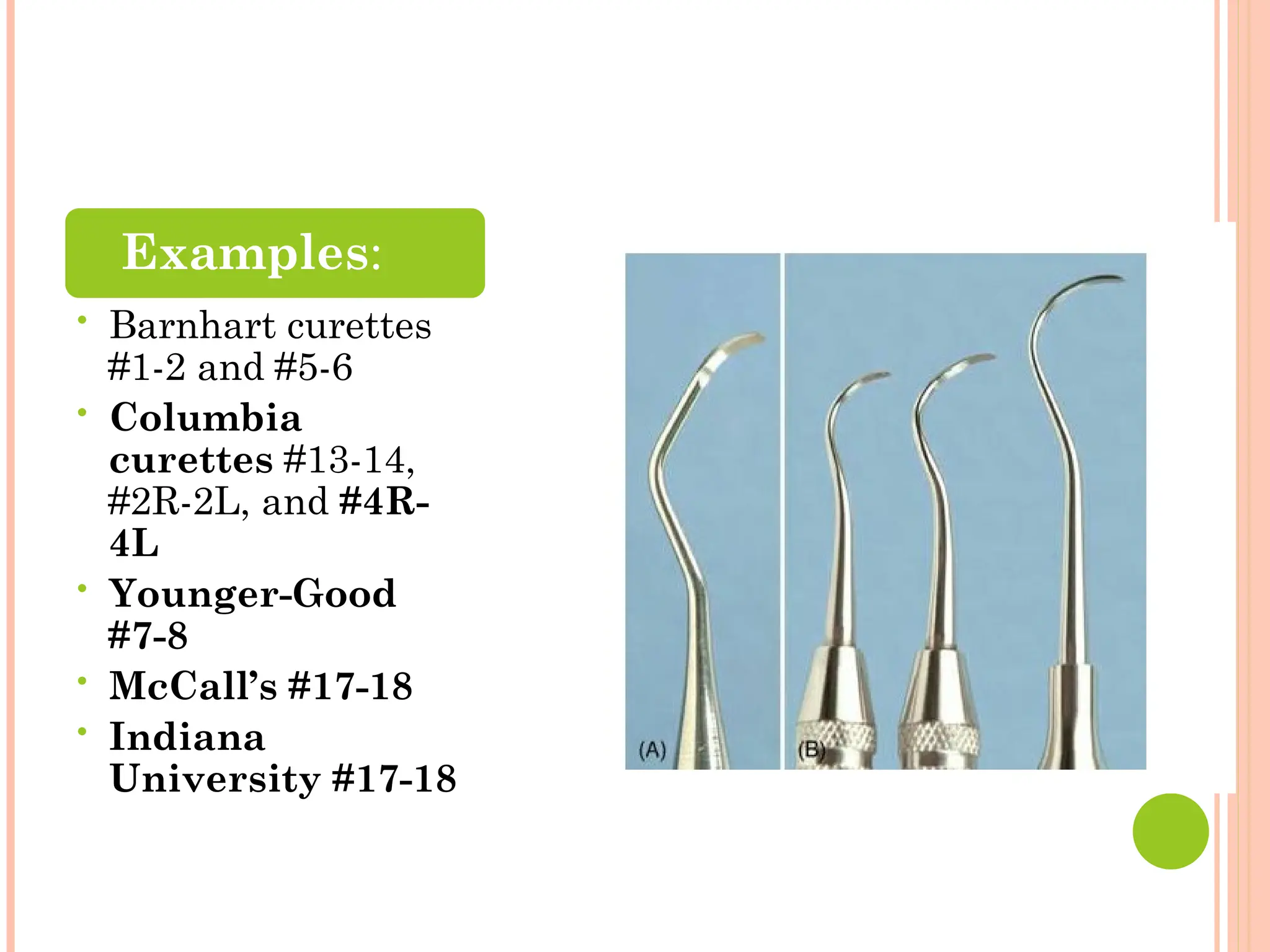Classification of Periodontal Instruments | PPT
