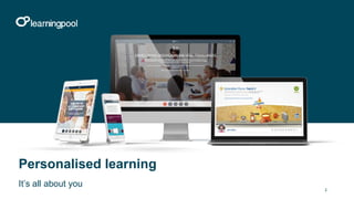 personalised e-learning - Learning Pool Live 2017 presentation | PPT