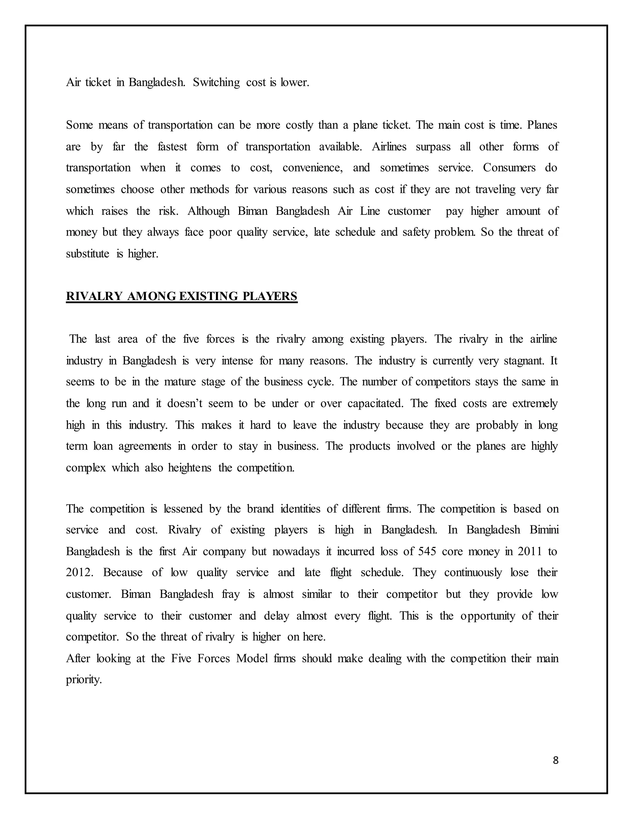 Final pest and-porter-of-biman-bangladesh-airlines | DOCX