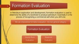 Source rock and reservoir evaluation | PPTX