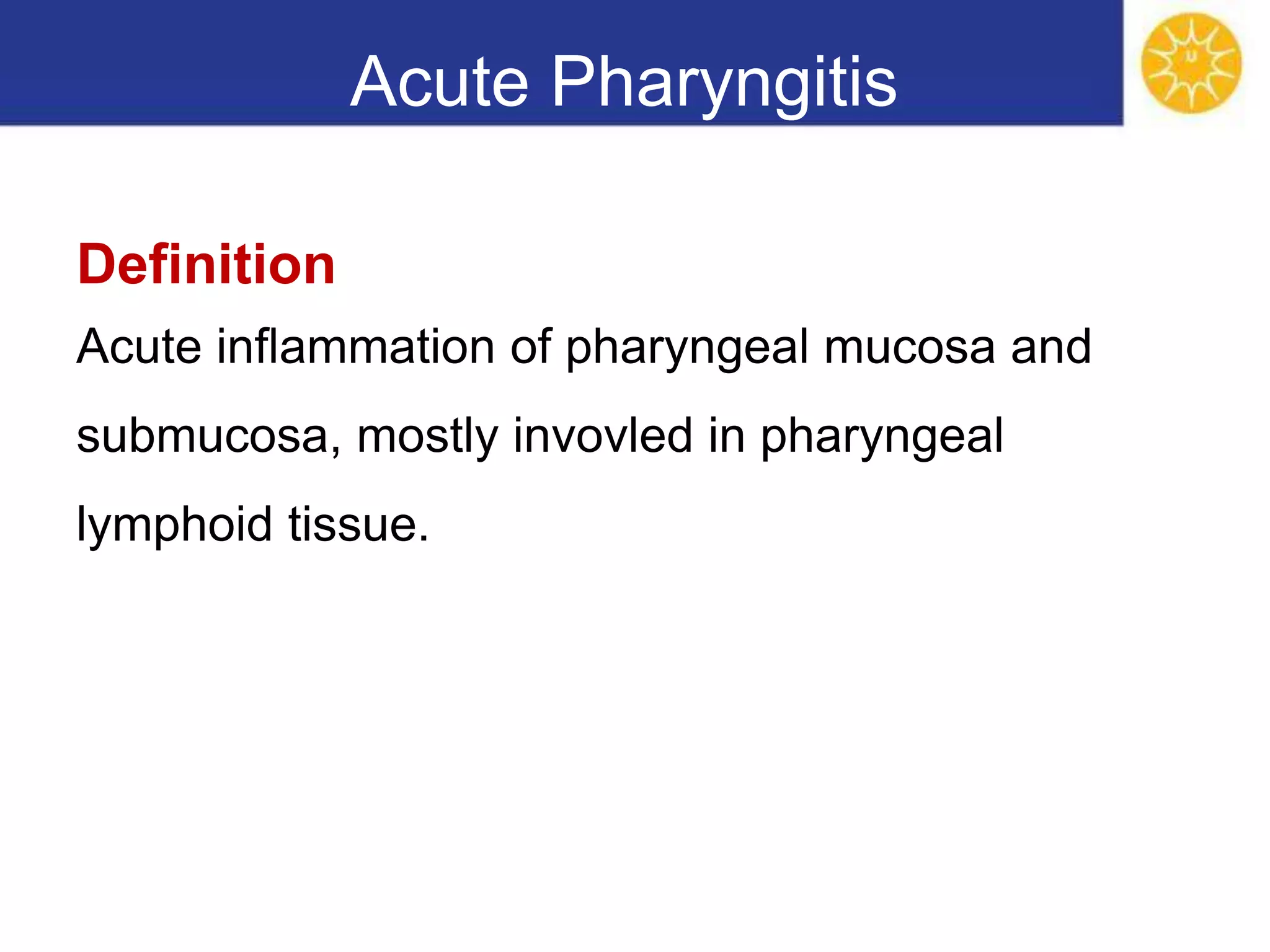 Final pharyngitis | PPT