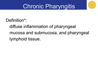 Final pharyngitis | PPT