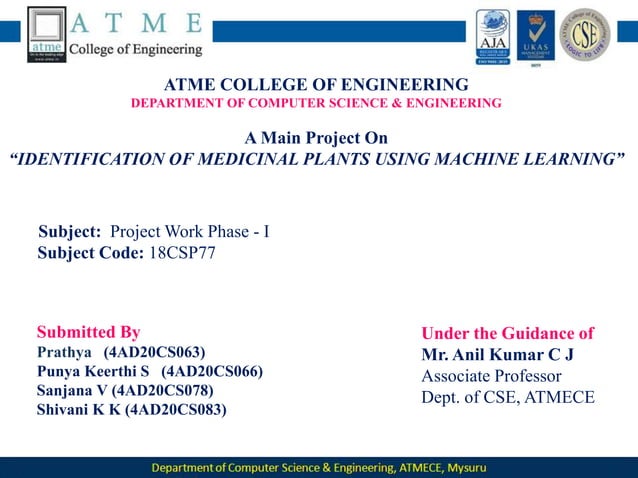 Identification of medicinal plants using machine learning | PPTX Identification of medicinal plants using machine learning | PPTX