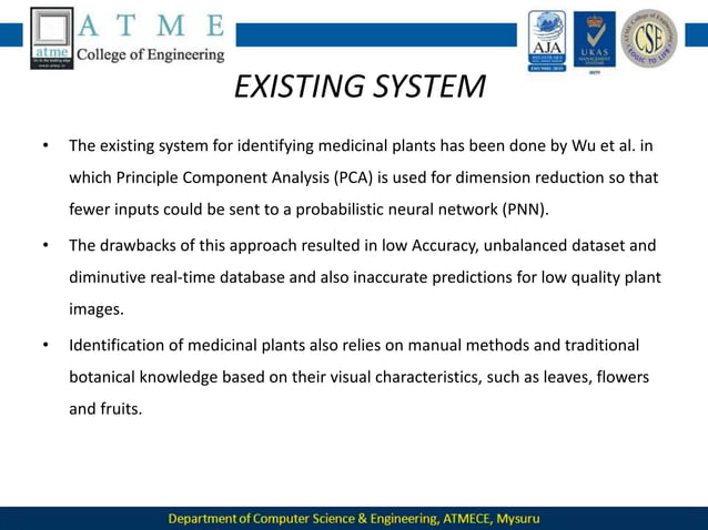Identification of medicinal plants using machine learning | PPTX ...
