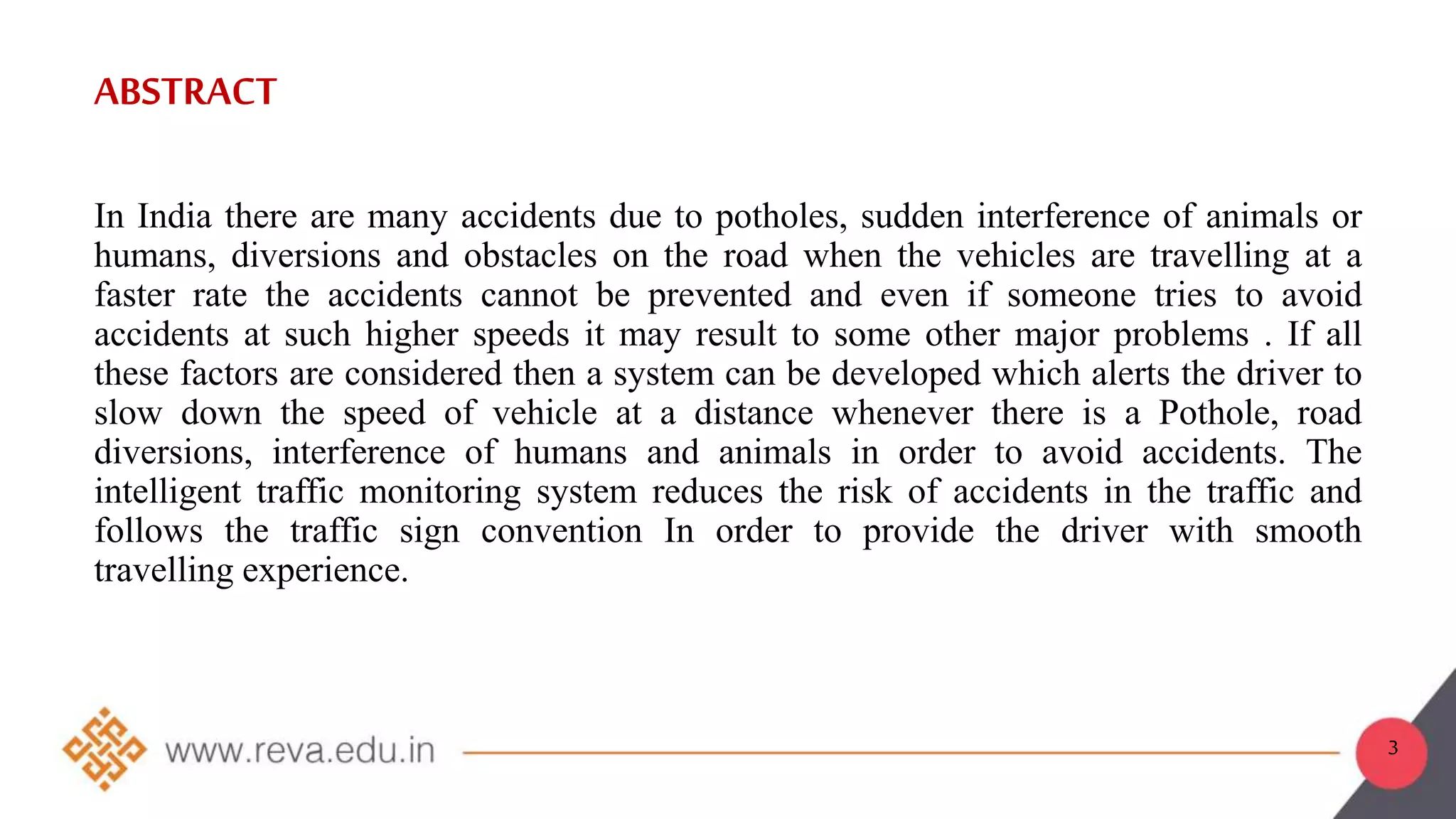 Semi Autonomous Vehicle For Pot Hole, Humps And Possible Collision Detection And Avoidance Using ...
