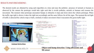 Semi Autonomous Vehicle For Pot Hole, Humps And Possible Collision Detection And Avoidance Using ...