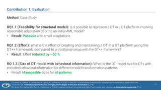 A Framework for Model-Driven Digital Twin Engineering | PDF