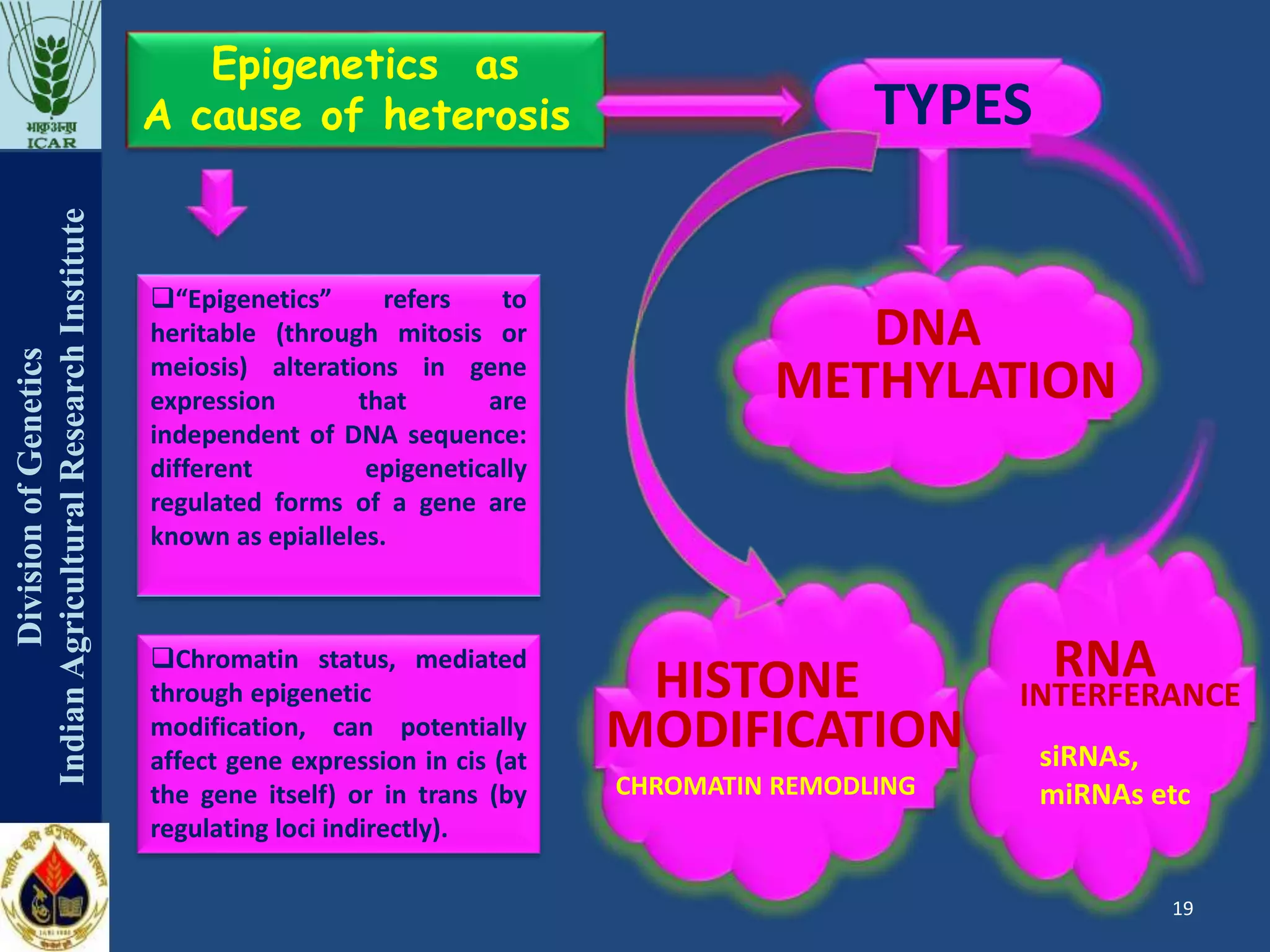 Heterosis breeding-Classical and molecular concepts | PPTX