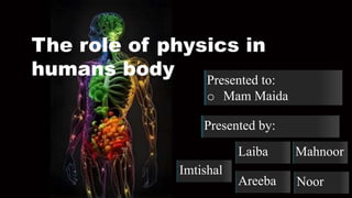 Physics on the topic the roll of physics in humans body | PPT