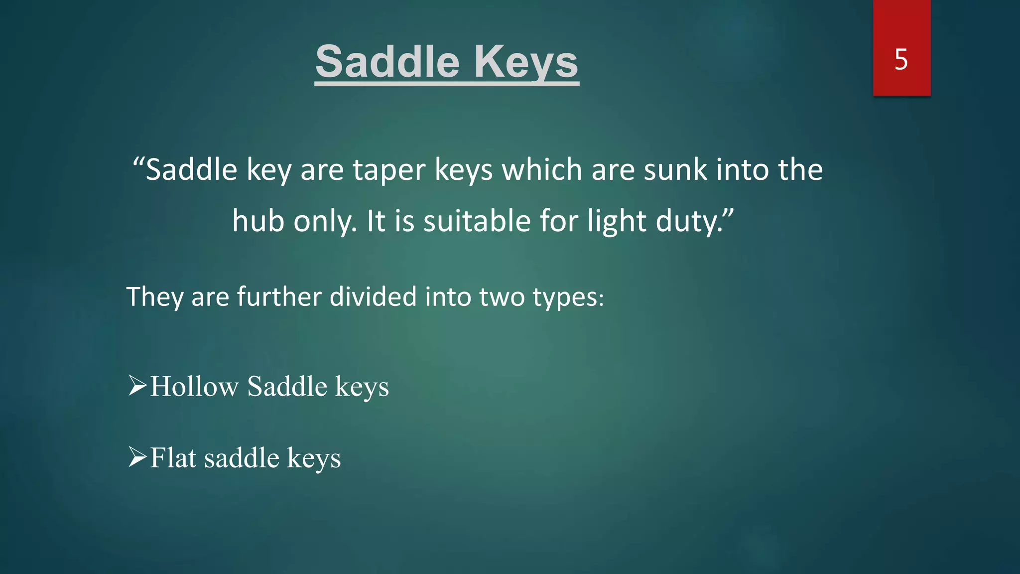 Types Of Mechanical Keys And their Drawing Symbols | PPTX