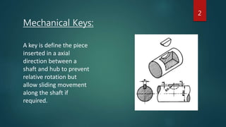 Types Of Mechanical Keys And their Drawing Symbols | PPTX