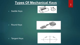 Types Of Mechanical Keys And their Drawing Symbols | PPTX