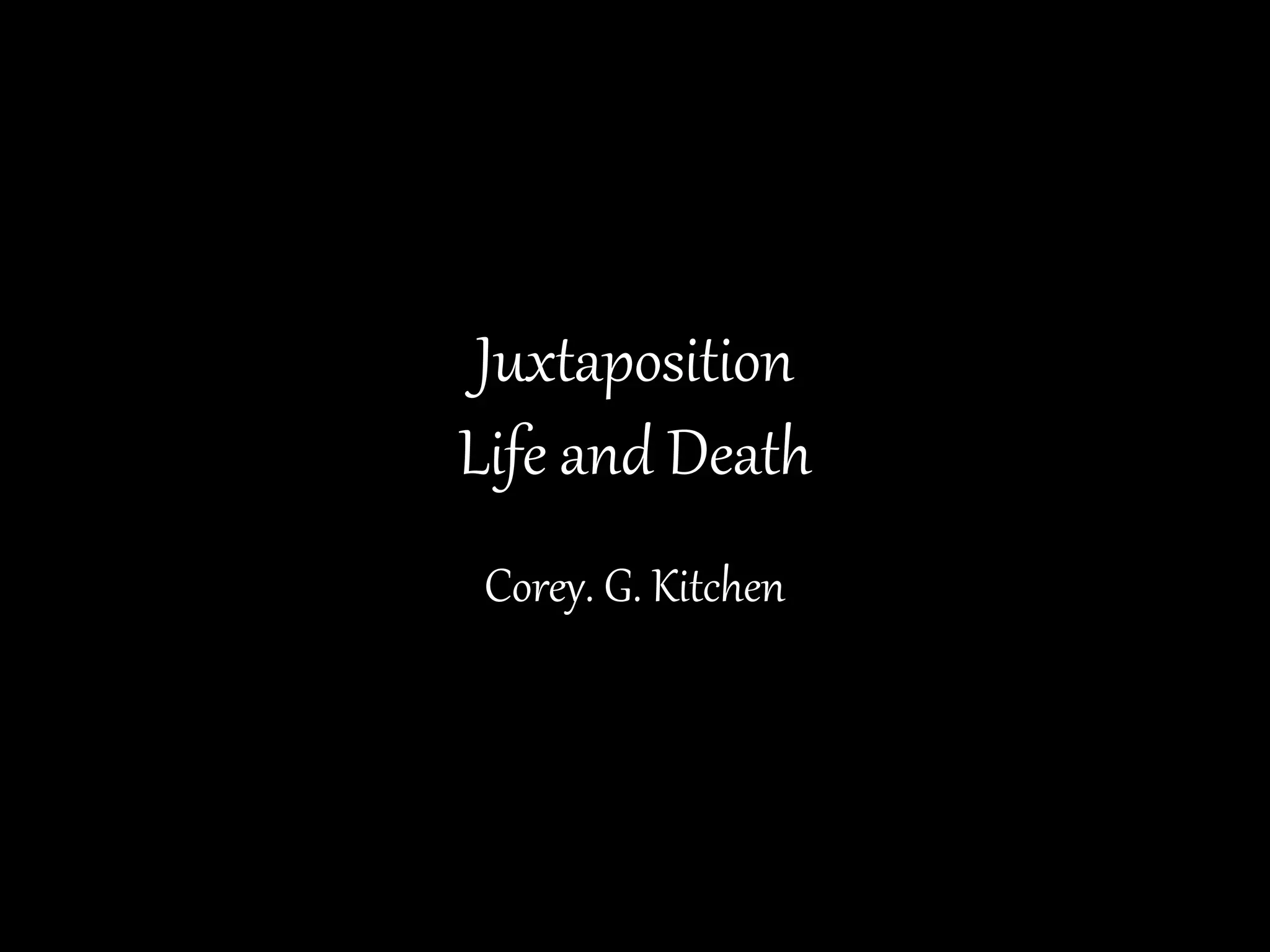 Juxtaposition Final Piece | PPTX