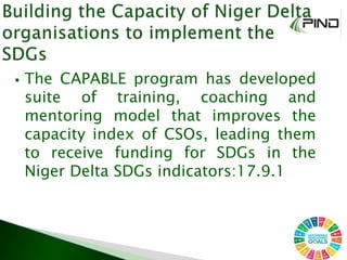Status of the Sustainable Development Goals (SDGs) in the Niger Delta ...