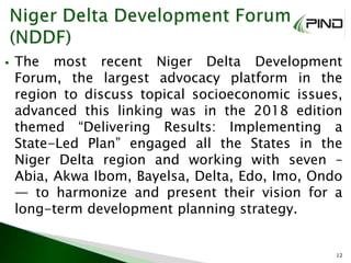 Status of the Sustainable Development Goals (SDGs) in the Niger Delta | PPTX