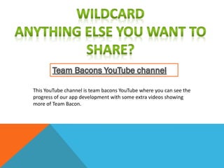 Team Bacon apps for good, Final prenstation | PDF