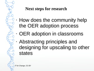 Teacher Professional Learning Communities: a collaborative OER adoption ...