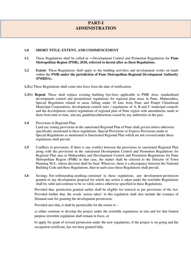 Final PMRDA DCPR 111.pdf | Hinduism | Religion & Spirituality