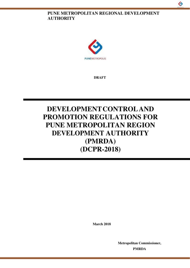 Final PMRDA DCPR 111.pdf | Hinduism | Religion & Spirituality