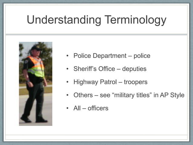 Understanding the Police Beat | PPTX