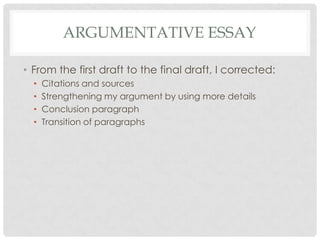 Final portfolio english 101 | PPTX