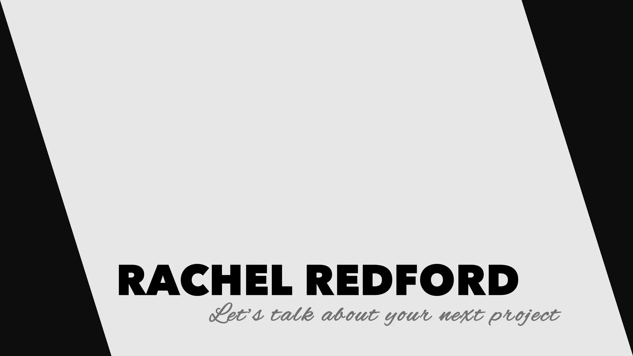 Rachel Redford – Final Portfolio | PDF