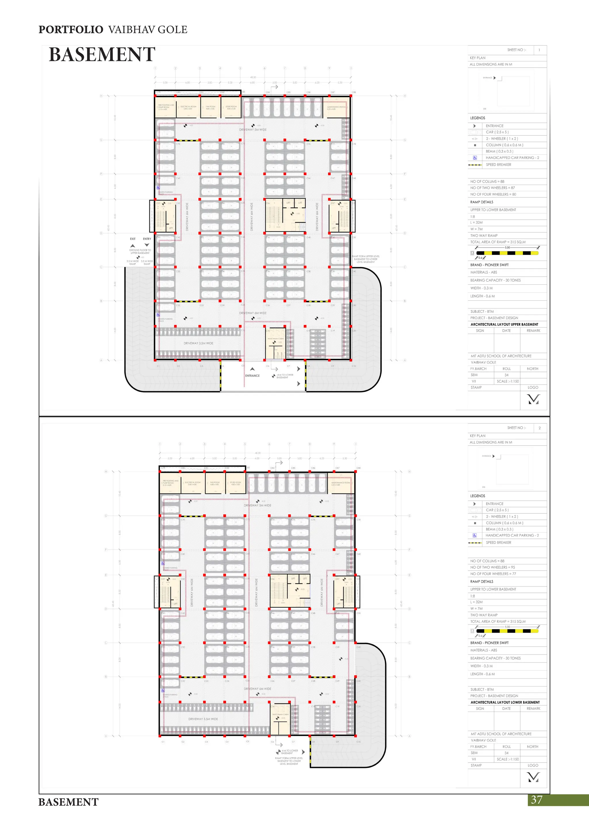 ARCHITECTURAL PORTFOLIO SELECTIVE DRAWINGS | PDF
