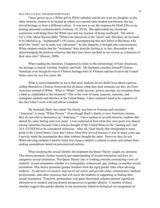 Final Portfolio and Self Evaluation, Denise Clarke-Hang | PDF