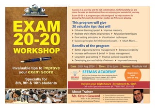 Exam 20 -20 Workshop | PDF
