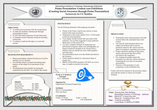 Sample Poster for Campaigning Purpose for students | PPT