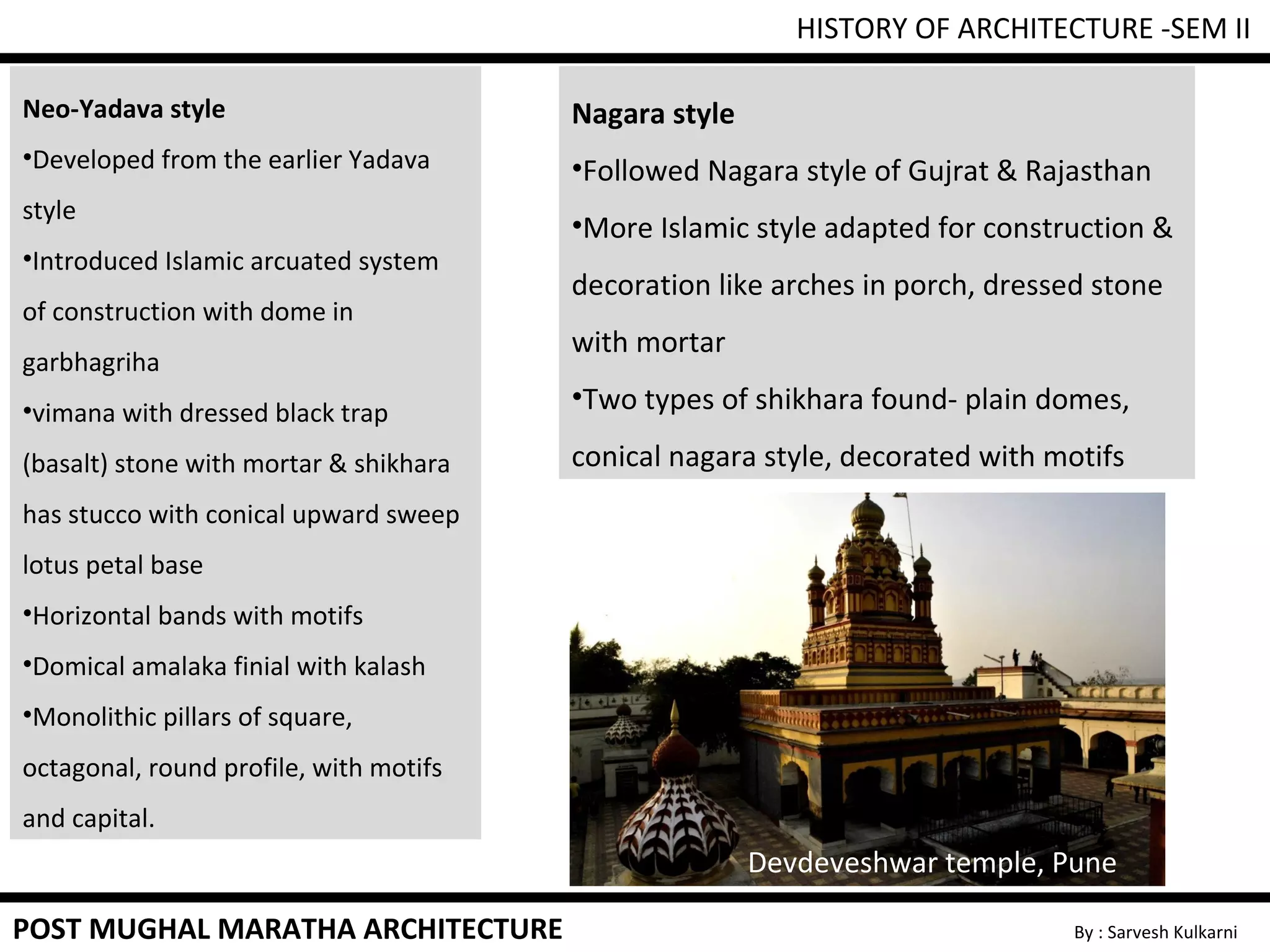 Post mughal maratha architecture | PPT