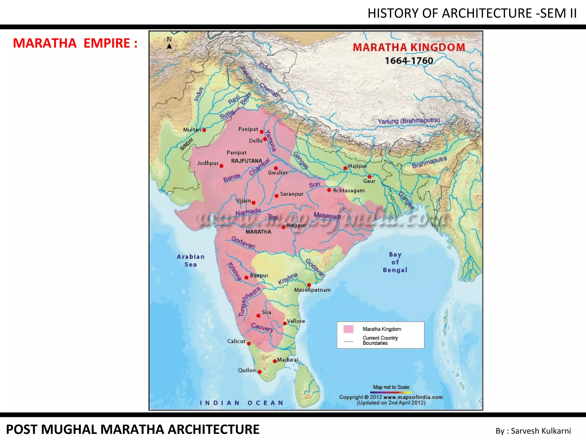 Post mughal maratha architecture | PPT