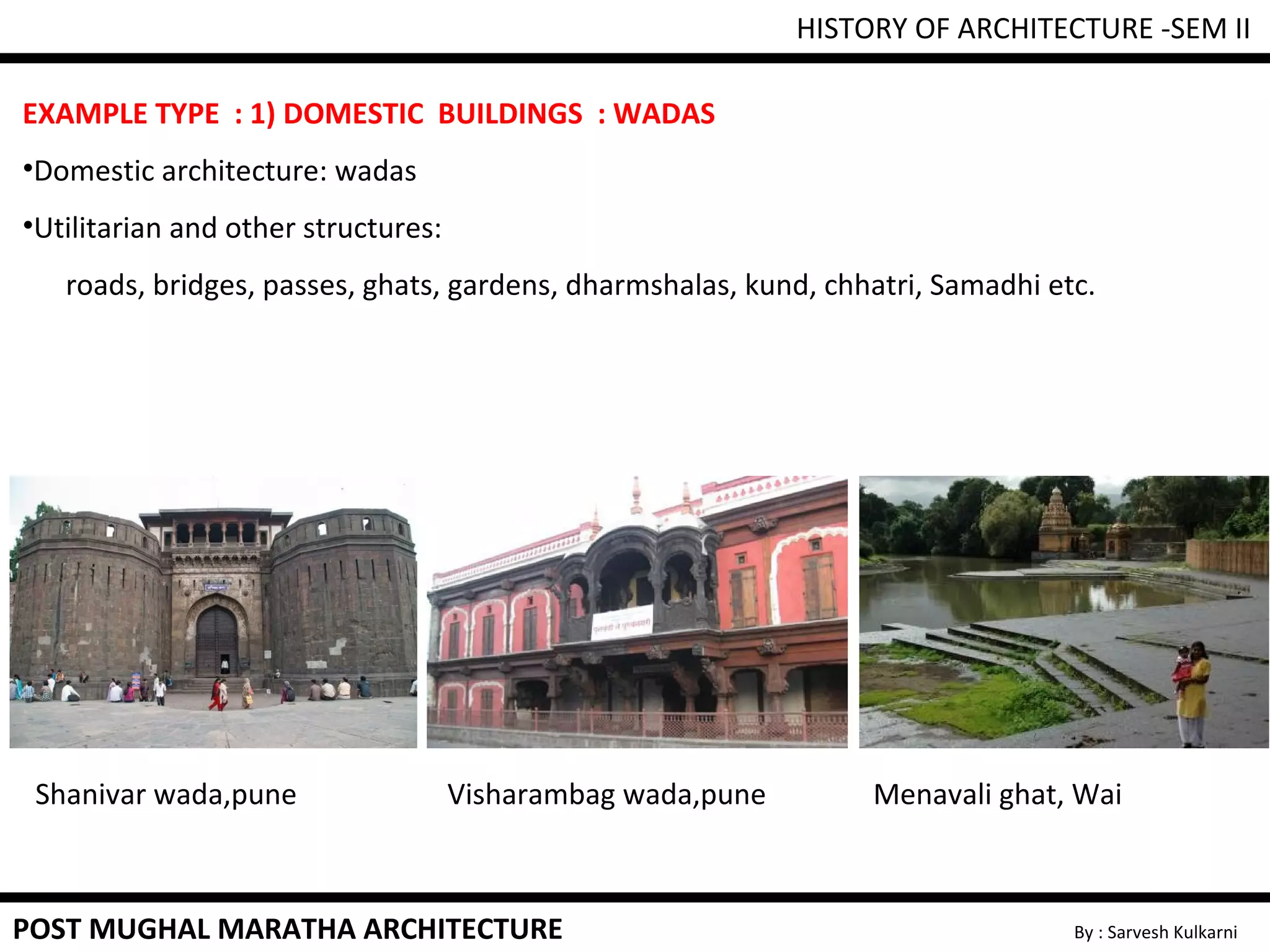 Post mughal maratha architecture | PPT